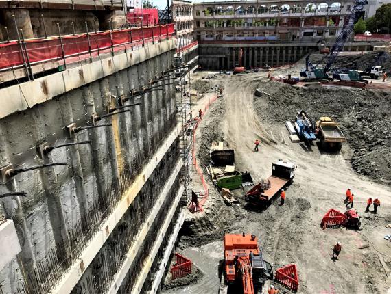 Deep Basement Construction | Grouting Services